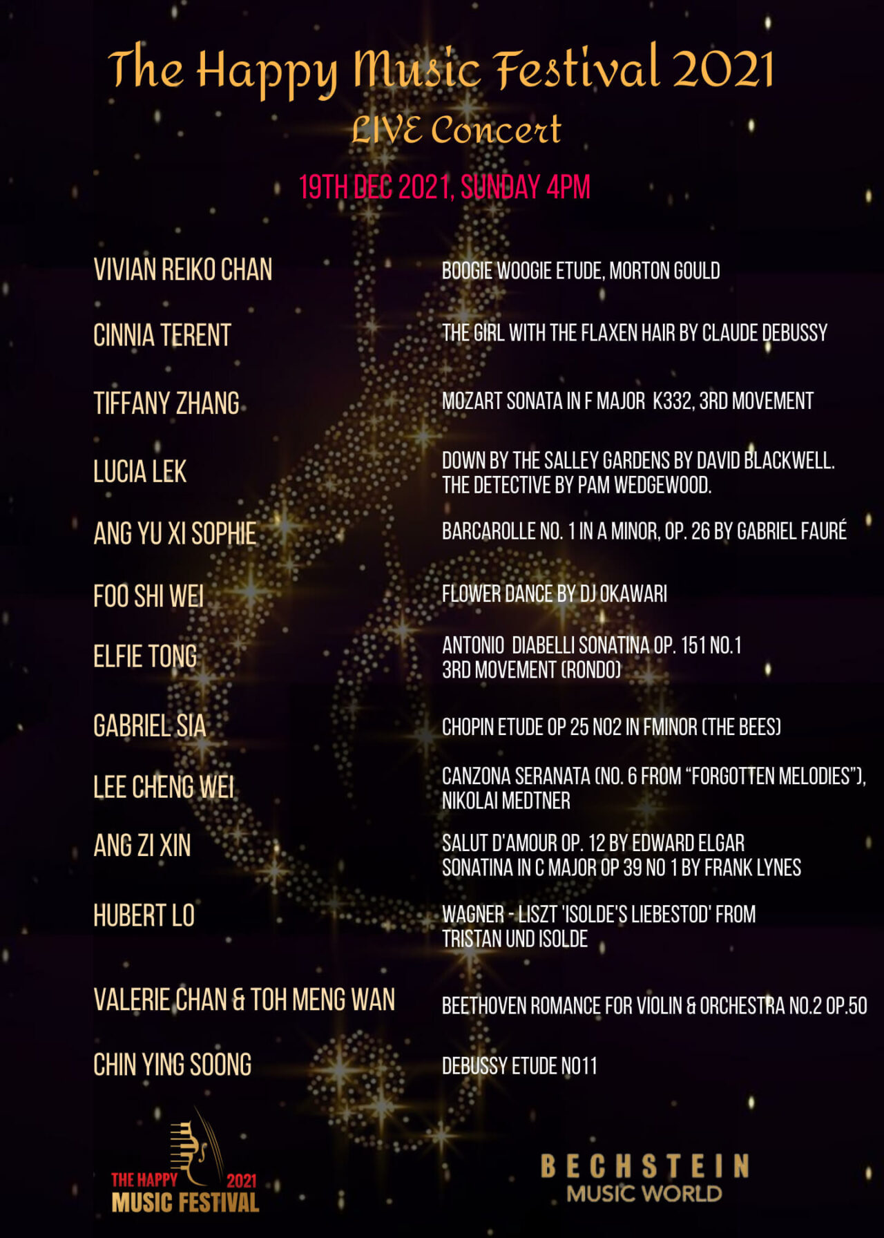 The Happy Music Festival 2021 Live Concert - The Happy Pianist