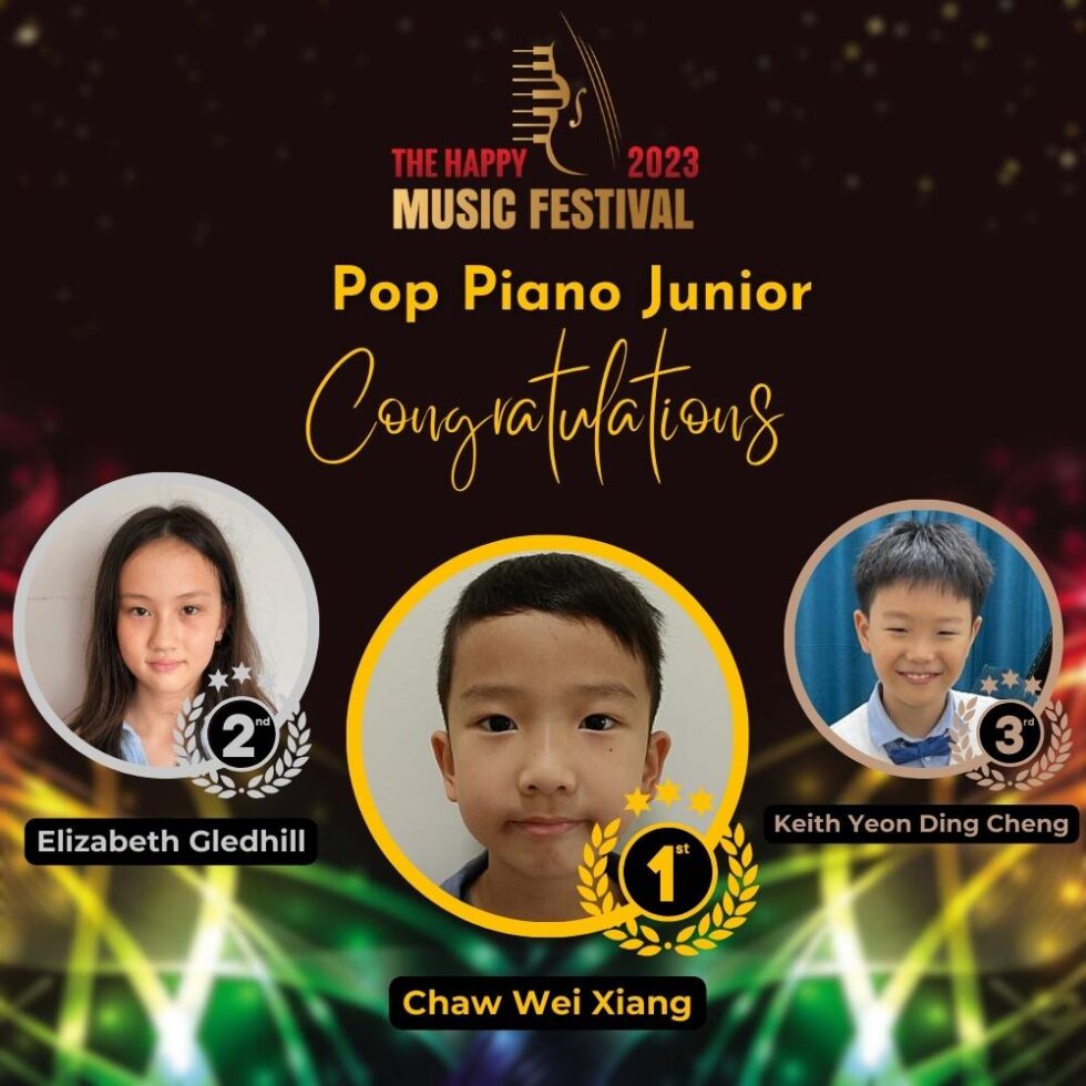 The Happy Music Festival 2023 Results - The Happy Pianist